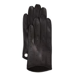 Gretchen Damen Lederhandschuhe "Summer Gloves", schwarz, Gr. 7,5, unifarben, 100% Leder, Handschuhe, mit praktischen Luftlöchern