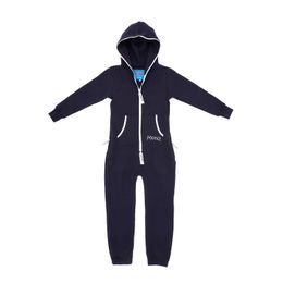 MONIZ Jungen Jumpsuit, Gr. 116, blau, 80% Baumwolle, 20% Polyester, Overalls, mit kuscheligem Komfort