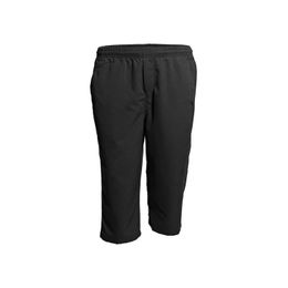 Damen Stoffhose, schwarz, Gr. XXL, Ahorn Sportswear, unifarben, 100% Polyester, Hosen, in 3/4-L&auml;nge