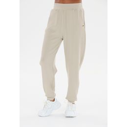 ENDURANCE ATHLECIA ATHLECIA Damen Sweathose "Paris", beige, Gr. 34, unifarben, 51% Polyester, 44% Modal, 5% Elasthan, Hosen, aus angenehm weichem und dehnbarem