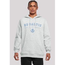 F4NT4STIC Herren Kapuzenpullover "Go Baltic", grau, Gr. XS, Obermaterial: 65% Baumwolle, 35% Polyester, Pullover, Print