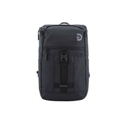 DISCOVERY Damen Cityrucksack "Shield", schwarz, Kunstfaser, unifarben, Rucksäcke, Hergestellt aus dem rPet Polyester-Material