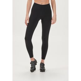 Endurance Damen Radhose "HULDA BIKE", schwarz, Gr. 46, unifarben, 72% Polyamid, 28% Elasthan, Hosen, mit extra weicher Sitzpolsterung