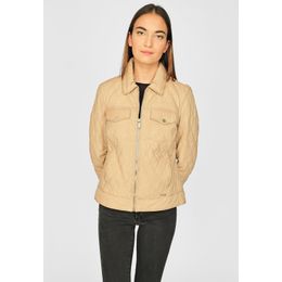 Maze Damen Lederjacke "4202120", beige, Gr. L, Obermaterial: 100% Lammleder; Innenfutter: 100% Polyester, Jacken