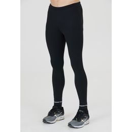 ELITE LAB Herren Lauftights "Run Elite X2", schwarz, Gr. XL, unifarben, 72% Nylon, 28% Elasthan, Hosen, mit gewebeunterst&uuml;tzender Kompressionswirkung