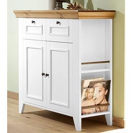 Kommode Home Affaire, B:100cm H:95cm T:38cm, gelb, Schlafzimmer, Sideboards, "Skandinavia", aus massiver Kiefer