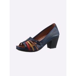 Gemini Damen Pumps, Gr. 37, blau, Glattleder, Schuhe