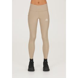 SOS Damen Trainingstights "Yala", grau, Gr. S, unifarben, 72% Polyester, 28% Elasthan, Hosen, mit atmungsaktiver Eigenschaft