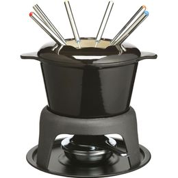 MASTER CLASS Fondue "MasterClass", B:21cm H:13cm, schwarz, Fondues, emailliertes Gusseisen, in Geschenkverpackung