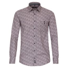 Casamoda Herren Langarmhemd "Casamoda Freizeithemd Print", grau, Gr. 6XL, bedruckt, 100% Baumwolle, Hemden