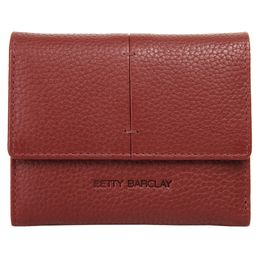 Betty Barclay Damen Geldb&ouml;rse, rot, Leder, unifarben, Kleinlederwaren, echt Leder