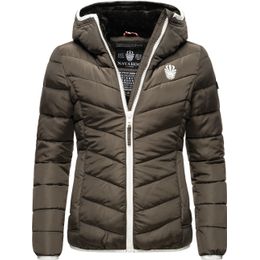 Navahoo Damen Steppjacke "Elva", grau, Gr. XXL, Oberstoff: 100% Polyester, Futter: 100% Polyester, Wattierung: 100% Polyester, Ärmelfutter: 100%