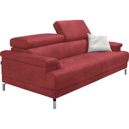 2,5-Sitzer Egoitaliano, B:200cm H:76cm T:106cm, rot, Luxus-Micofaser Lederoptik (100% Polyester) ist ein neues technisches Gewebe mit einem visuellen