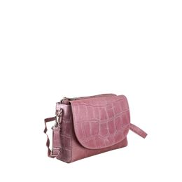 Damen Umh&auml;ngetasche "Amsterdam", Collezione Alessandro, rosa, Leder, Taschen, aus echtem Leder