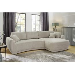 Jockenhöfer Ecksofa, B:325cm T:110cm, beige, JOCKENHÖFER GRUPPE, Korpus: 100% Polyester;Kissen: 100% Polyester, Sofas, "Laguna L-Form mit Federkernpolsterung",