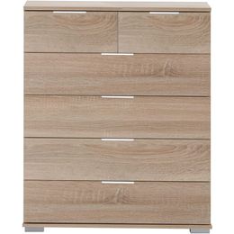 Schubkastenkommode wimex, B:82cm H:102cm T:41cm, braun, Sideboards, "Easy"