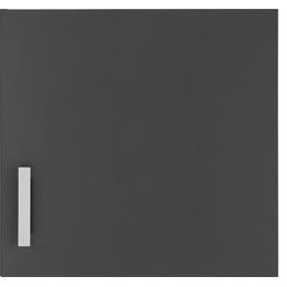 H&auml;ngeschrank KOCHSTATION, B:60cm H:57cm T:34cm, grau, Spanplatte, K&uuml;che, Schr&auml;nke, "KS-Gera", Breite 60 cm
