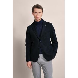Bugatti Herren Sakko, blau, Gr. 50, unifarben, 65% Baumwolle, 35% Polyester, Sakkos, mit aufgesetzten Taschen