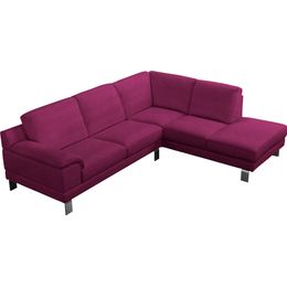 Ecksofa Egoitaliano, B:240cm H:84cm T:212cm, pink, Wohnzimmer, Sofas, "Shakira, Design und Sitzkomfort auf hohem Niveau, tolle Details", mit