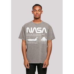 F4NT4STIC Damen T-Shirt "Classic Space Shuttle", grau, Gr. M, Obermaterial: 100% Baumwolle, Shirts, Print