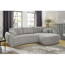 Jockenhöfer Ecksofa, B:325cm T:110cm, grau, JOCKENHÖFER GRUPPE, Korpus: 100% Polyester;Kissen: 100% Polyester, Sofas, "Laguna L-Form mit Federkernpolsterung", in