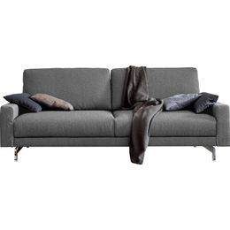 3-Sitzer, B:204cm H:85cm T:95cm, grau, CREATION BY ROLF BENZ, Jacquard-Flachgewebe Diane 1 Q2 (55% Polyacryl 45% Polyester), Sofas, "CR.450,