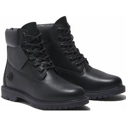 Timberland Damen Schn&uuml;rboots "6in Hert Bt Cupsole- W", Gr. 39, schwarz, Leder, Schuhe, Winterstiefel, Schn&uuml;rstiefel, Winterschuhe