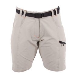 DEPROC Active Damen Bermudas "KENORA Full Stretch Short & kurze Hose", beige, Gr. 50, 95% Polyester; 5% Elastan, Hosen, auch in Gro&szlig;en Gr&ouml;&szlig;en