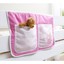 Betttasche Ticaa, B:56cm H:32cm, pink, Baumwolle, Taschen