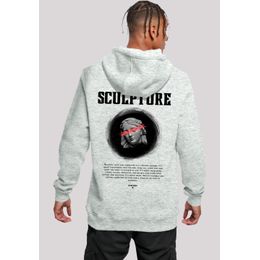 F4NT4STIC Herren Kapuzenpullover "SCULPTURE x F4NT4STIC", grau, Gr. XL, Obermaterial: 65% Baumwolle, 35% Polyester, Pullover, Print