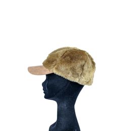 Damen Schirmm&uuml;tze "Cap", braun, Collezione Alessandro, Kunstfaser, M&uuml;tzen