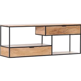 Lowboard GUTMANN FACTORY, B:160cm H:60cm T:40cm, schwarz, Sideboards, "Porto", Kommode, Breite 160 cm