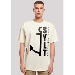 F4NT4STIC Herren T-Shirt "Sylt Anker Knut & Jan Hamburg", beige, Gr. S, Obermaterial: 100% Baumwolle, Shirts, Print