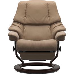 Relaxsessel stressless, B:79cm H:98cm T:78cm, braun, Leder BATICK: BATICK ist ein leicht korrigiertes, durchgefärbtes und genarbtes Möbelleder, bei