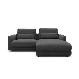 Ecksofa TENKSOM, B:225cm H:68cm T:171cm, grau, Sofas, "Polsterecke, L-Form, Eckcouch, mit Federkern, inkl. Kissen", legerer Sitzkomfort zum