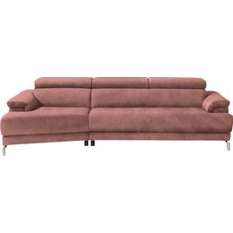 Ecksofa Egoitaliano, B:246cm H:99cm T:140cm, braun, Wohnzimmer, Sofas, "Soul, extravagantes Designsofa, Megasofa, super bequem, tolle Details", mit