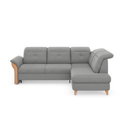 Ecksofa Home Affaire, B:269cm H:92cm T:200cm, grau, Luxus-Microfaser Euphora 100% Polyester, ;Easy Care: 98% Polyester, 2% Polyamid;Luxus-Microfaser