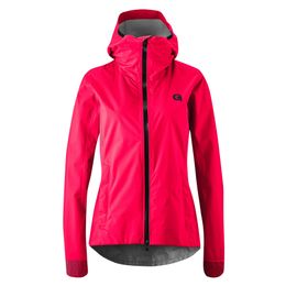 Gonso Damen Fahrradjacke "Save Jacket Trail W", pink, Gr. 36, 100% Polyester, Jacken, Damen Regenjacke wind- und wasserdicht, Radjacke mit Kapuze