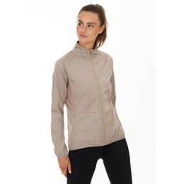 Endurance Damen Laufjacke "Elving", beige, Gr. 42, unifarben, 90% Polyester, 10% Elasthan, Jacken, aus elastischem 4-Wege-Stretch-Material