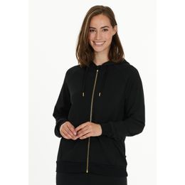 Endurance Damen Sweatshirt "Hyvill", schwarz, Gr. 36, unifarben, 51% Polyester, 44% Modal, 5% Elasthan, Sweatshirts, mit praktischer Kapuze