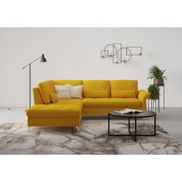 Ecksofa Inosign, B:259cm H:89cm T:224cm, braun, 98%Polyester, 2%Polyamid, Wohnzimmer, Sofas, "Palm Beach L-Form", Federkern, mit