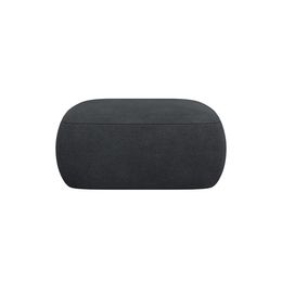 Pouf FLEXLUX, B:91cm H:46cm T:91cm, grau, Poufs, "Torino, rund, bodennah, Sitzhocker, Polsterhocker", Modernes, organisches Hocker-Design,