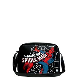 logoshirt Damen Schultertasche "Spider-Man", schwarz, Lederimitat, bedruckt, Taschen, mit Spider-Man-Logo