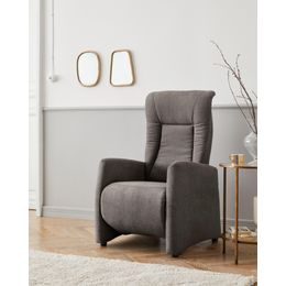 Sit & More TV-Sessel SIT & MORE, B:71cm H:113cm T:85cm, braun, 100% Polyester, Sessel, "Melissa", wahlweise elektrisch oder manuell verstellbar, optional
