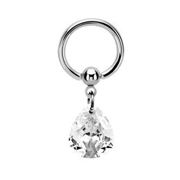Adelia&acute;s ADELIA ́S Damen Intimpiercing "Piercing Intimpiercing ", silber, Chirurgiestahl, Piercings, Der Ring mit Anh&auml;nger hat eine Gesamtl&auml;nge von ca. 30 mm