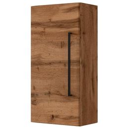 H&auml;ngeschrank Welltime, B:30cm H:64cm T:20cm, braun, Holzwerkstoff, MDF, Badezimmer, Schr&auml;nke, "Luena", Breite 30 cm, mit verstellbaren Einlegeb&ouml;den