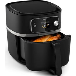Philips Heißluftfritteuse "HD9880/90 Airfryer XXL, 8,3 l", B:31,5cm H:40,3cm T:30,7cm, schwarz, Fritteusen, mit WiFi Konnektivität, 50 AutoCook