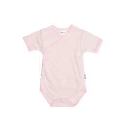 Liliput Jungen Body, Gr. 62, rosa, 100% Baumwolle, gestreift, Bodys, mit praktischen Druckknöpfen