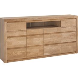 Kommode Home Affaire, braun, Holz teilmassiv, Schlafzimmer, Sideboards, "Silkeborg", Breite 170 cm