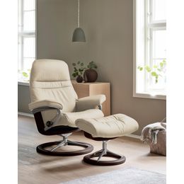 Relaxsessel stressless, B:79cm H:103cm T:73cm, beige, Leder BATICK: BATICK ist ein leicht korrigiertes, durchgefärbtes und genarbtes Möbelleder, bei